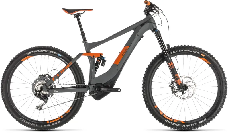 2019 Cube Stereo Hybrid 140 Tm 500 27 K Electric FS Mountain Bike Grey